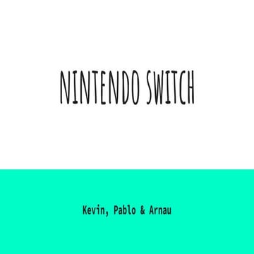 Nintendo switch | PDF