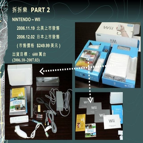 NINTENDO–WII拆解 | PPT | PC Games | Video Gaming