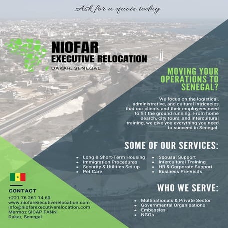 Niofar Executive Relocation Settling-In Services Flyer | PDF