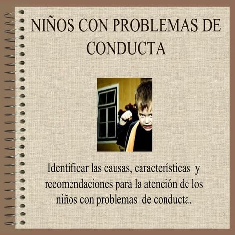 Niños con problemas de conducta | PDF
