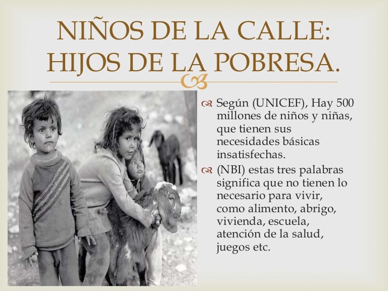 Niños de la calle