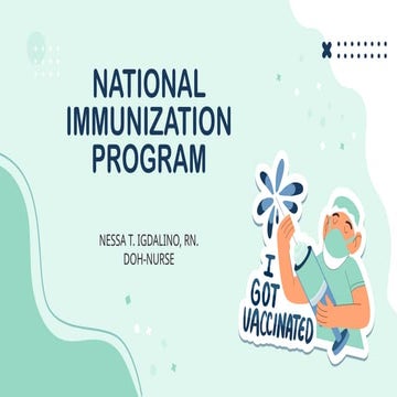NIP.pptx national immunization program 2024 | PPTX