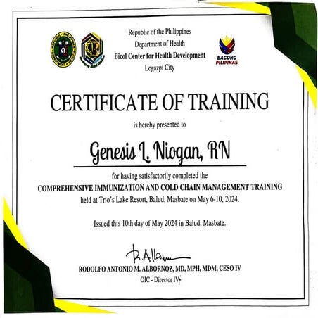 NIP 35units National Comprehensive Immunization and cold chain ...
