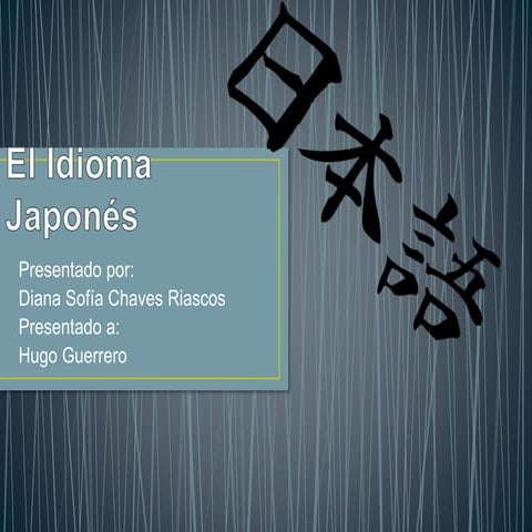 Nihongo - Japonés | PPTX