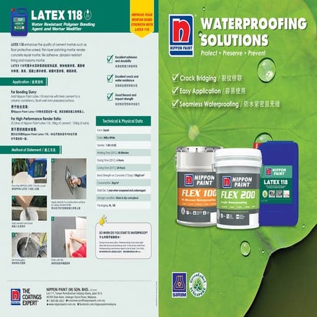 Nippon paint-waterproofing-brochure | PPT