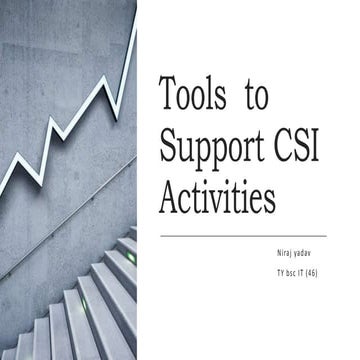 CSI Activity | PPTX | IT and Internet Support | Internet