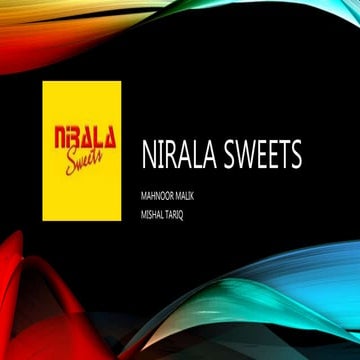 Nirala Sweets - A Story of Downfall | PPTX