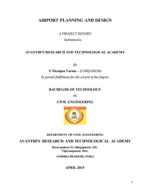 Airport Layout Plan For Efficient Airport Design | PDF