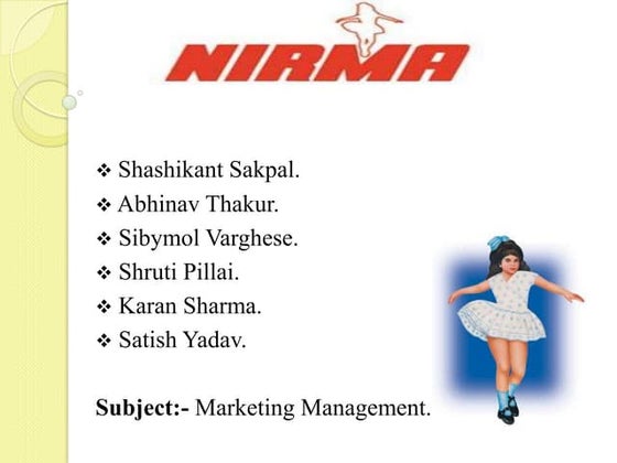 Nirma | PPT