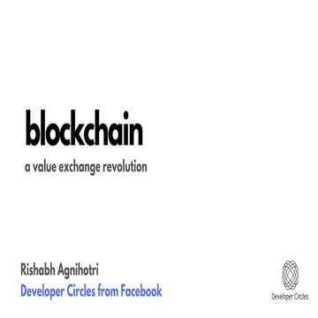 Introduction to Blockchain 101 | PPT