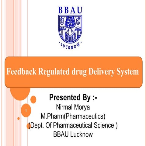 Implantable Drug Delivery System | PPTX