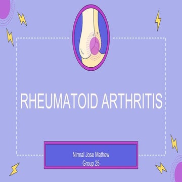RHEUMATOID ARTHRITIS | PPTX