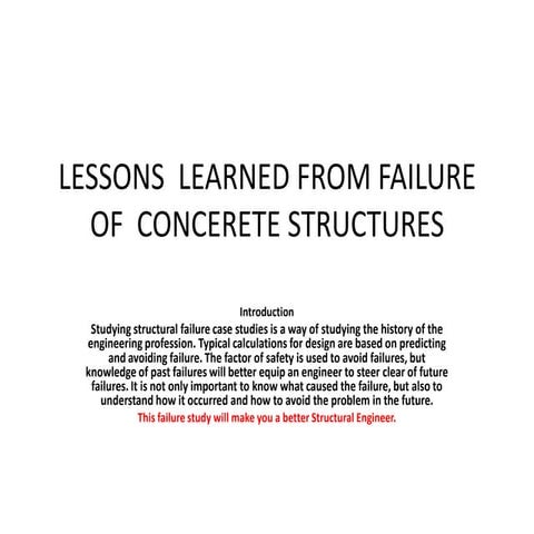 Learning from Failures | PPTX