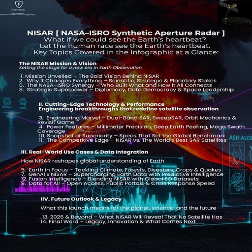 NISAR (NASA–ISRO Synthetic Aperture Radar) | PDF