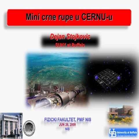 Mini crne rupe u CERN/u | PDF