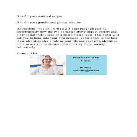 N is for your national origin G is for your gender and gender id.docx