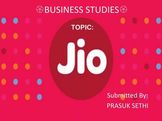 Jio final ppt | PPT