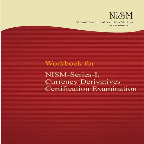 Nism series-i--currency-derivative-exam-workbook | PDF