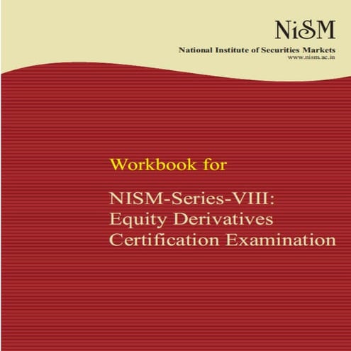 Nism series-viii-equity derivatives workbook | PDF