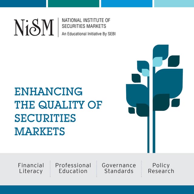 NISM Brochure | PDF