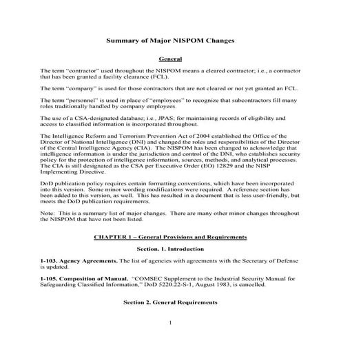 Handling classified information | PPTX