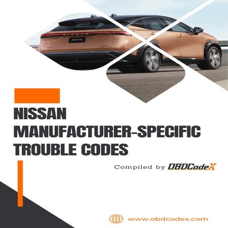 Nissan Manufacturer-specific OBD2 Trouble Codes List – OBDCodex | PDF