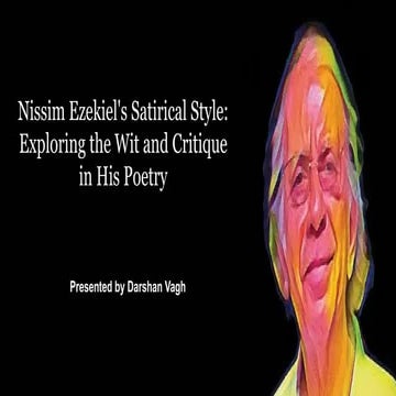 Nissim Ezekiel's Satirical Style_ Exploring the Wit and Critique in His ...