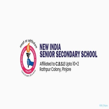 NEW INDIA SENIOR SECONDARY SCHOOL | BEST CBSE SCHOOL IN PINJORE | PPTX