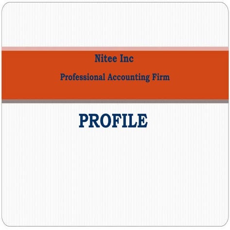 Nitee Inc - A Professional Accounting Firm | PDF
