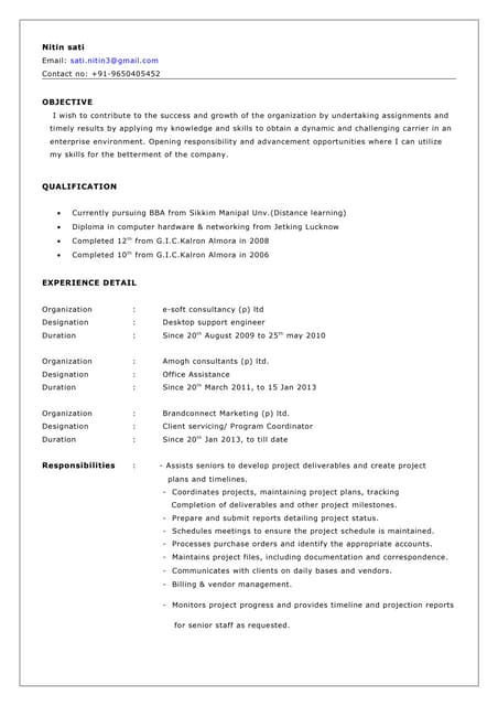 Wipro Experience Letter | PDF