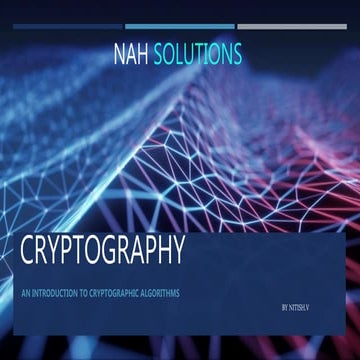 cryptography and network security | PPT