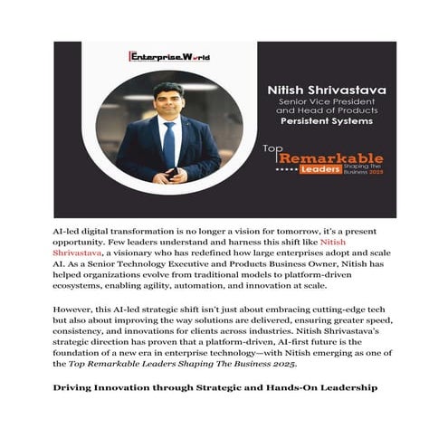 Nitish Shrivastava_ Architecting the AI-First Future in Enterprise Technology and Wellbeing.pdf