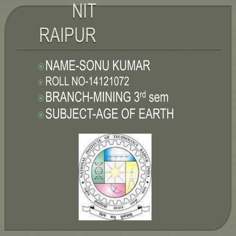 Nit raipur | PPTX