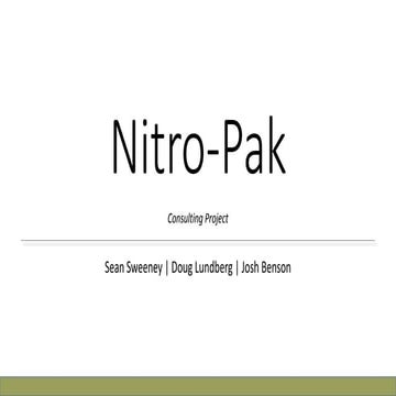 Nitro pak | PPT