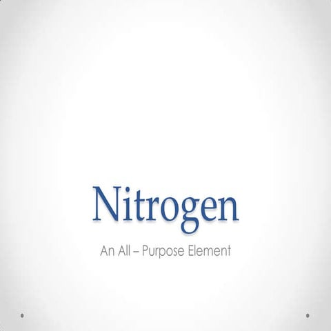 Nitrogen Project | PPT