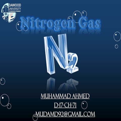 Nitrogen Gas Manufacturing | PDF