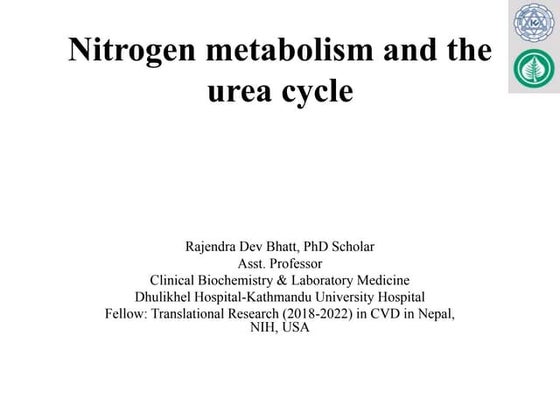 Urea cycle | PPT