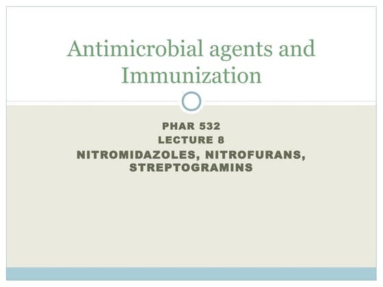 Antibiotics Groups - Streptogramins | PPTX | Chemistry | Science