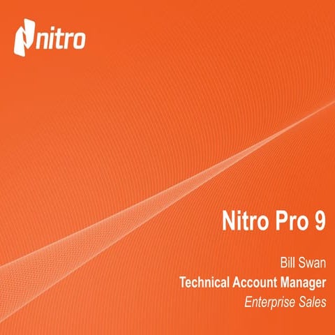 Nitro Pro 9 - Live Demo Presentation | PDF