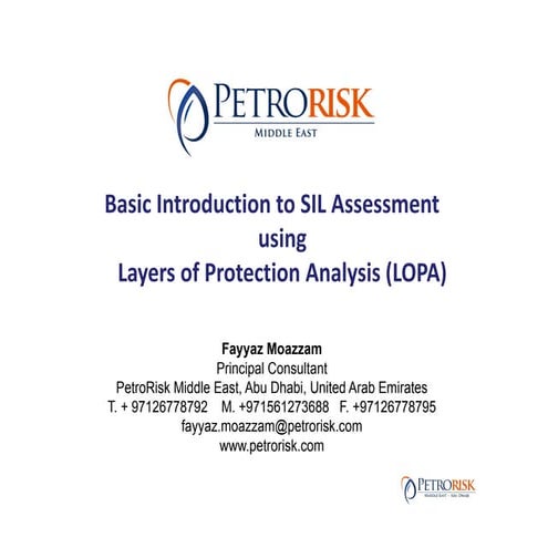 NITT-psk-LOPA-PetroRisk.pdf kmklm;m;lk,lok, | PPT