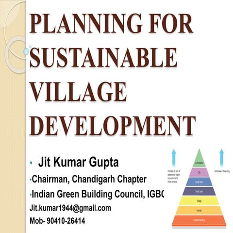 Planning for villages - | PPT