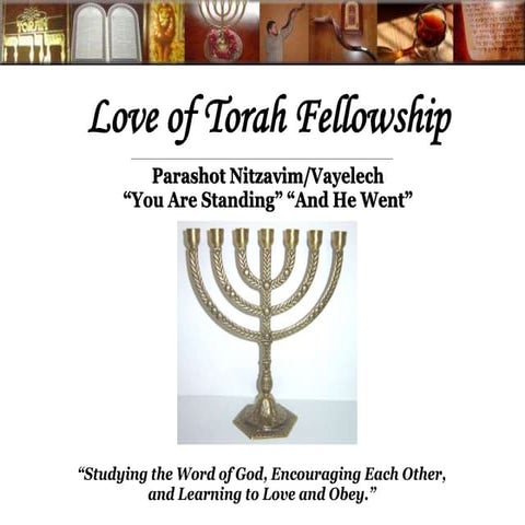 Nitzavim vayelech parashot | PPTX | Judaism | Religion & Spirituality