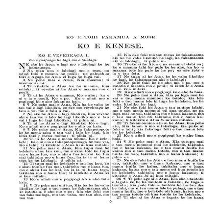 Niue bible genesis 1 | PDF