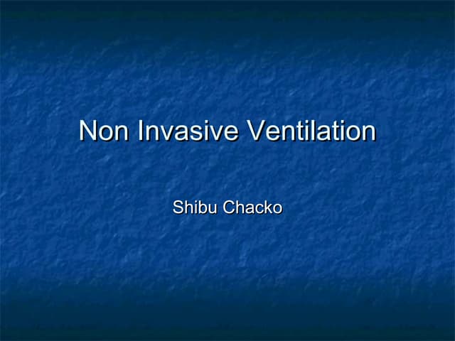 Modes of invasive mechanical ventilation | PPTX