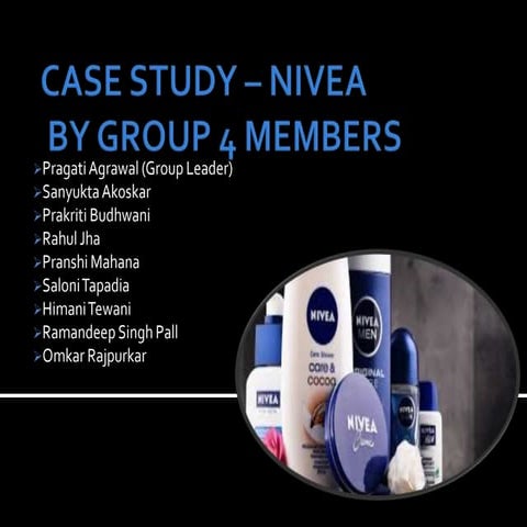 Nivea case study | PPTX