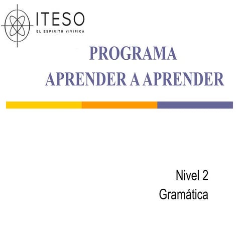 Learning to Learn Nivel 2 | PPT