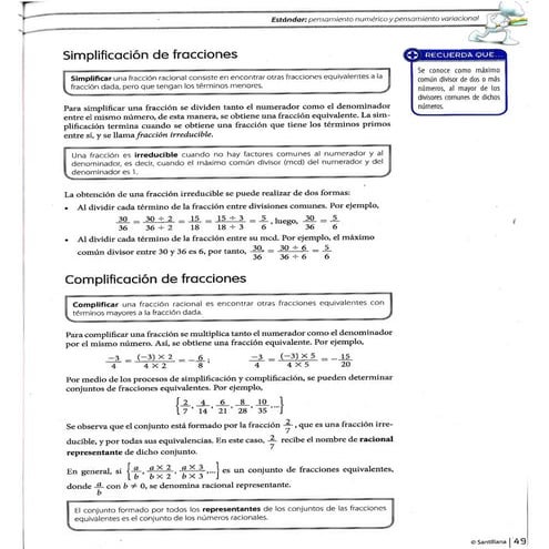 Simplificar y complificar fracciones | PDF