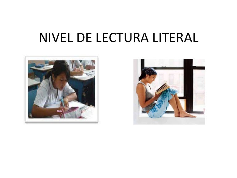 Nivel de lectura literal
