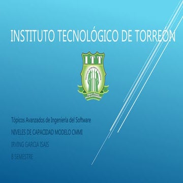 Niveles modelo cmmi | PPTX