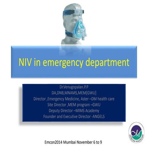 Niv in emergency department ebm | PPTX